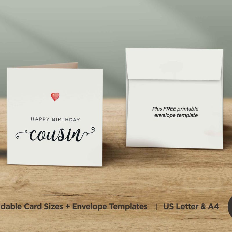 Funny Cousin Card - Etsy