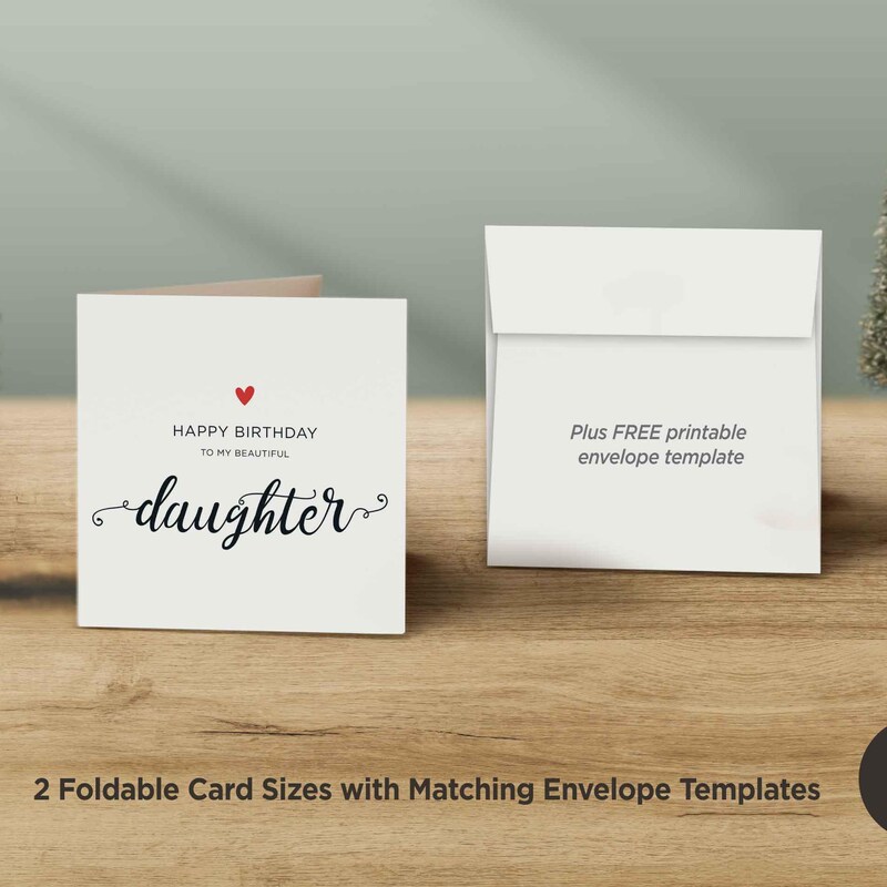 Daughter Birthday Card - Etsy