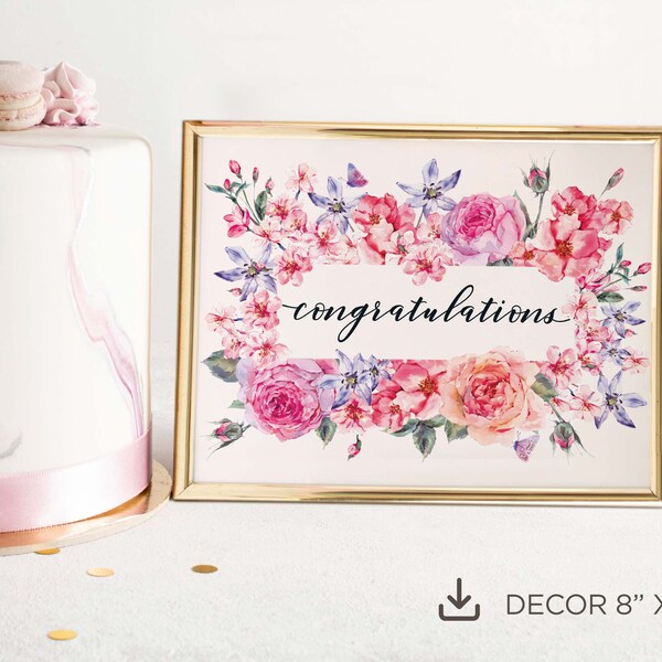 Engagement Congratulations Poster - Etsy