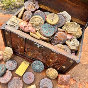 Brass and Copper Worry Coins, Relic Coin, EDC Coin, Custom Hand Made ...