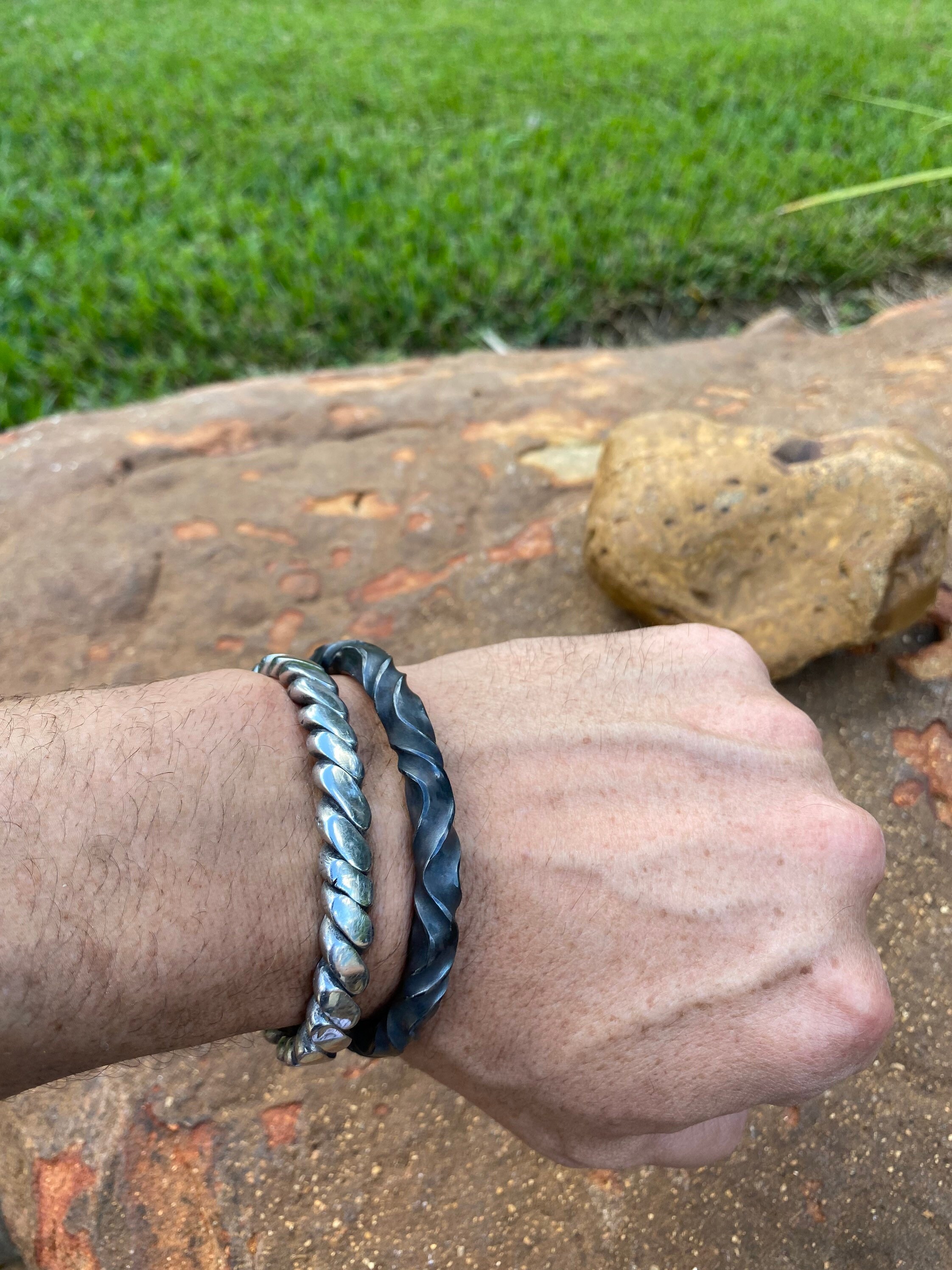 The Viking Oath Ring dark Water Edition: Custom Twisted | Etsy