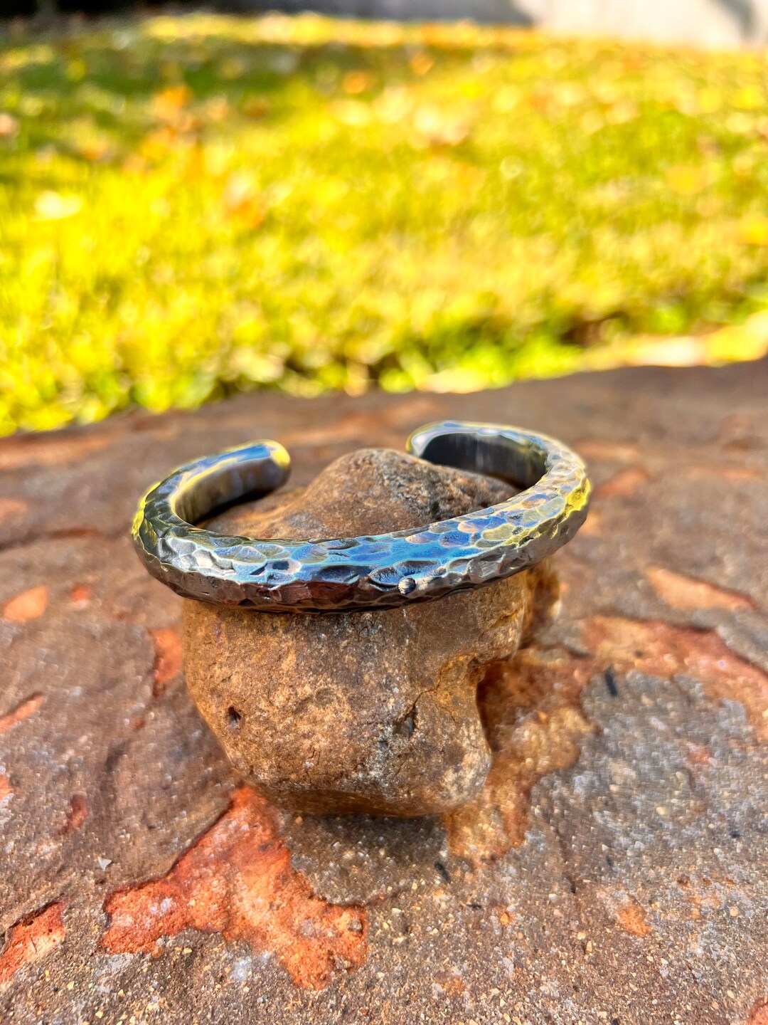 The "viking Barbarian Oath Ring": BIG, Bold Custom 3/8” Hammer Forged ...