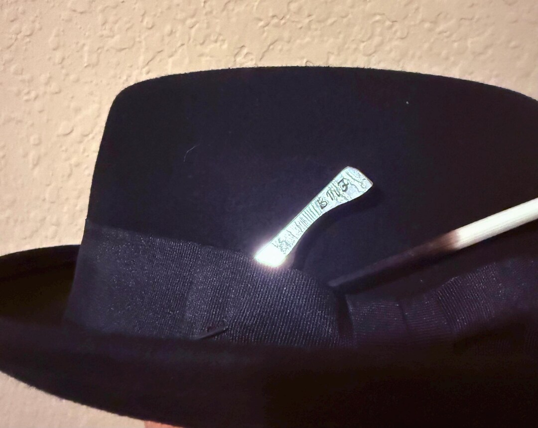 The “BMF” Hand Forged, Super Unique 62 Layer Damascus Hat Band Knife - Etsy