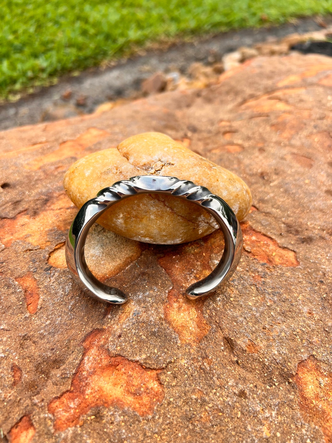 The "viking Ragnar Oath Ring": BIG, Bold Custom 3/8” Twisted Stainless ...