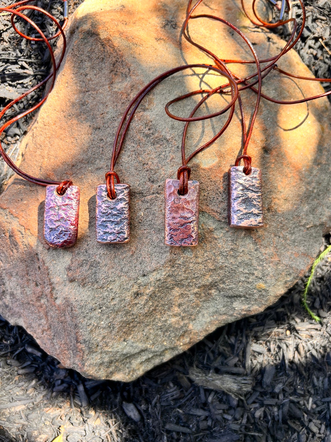 The viking Eir, Goddess of Healing Copper Amulet: Copper and Leather ...