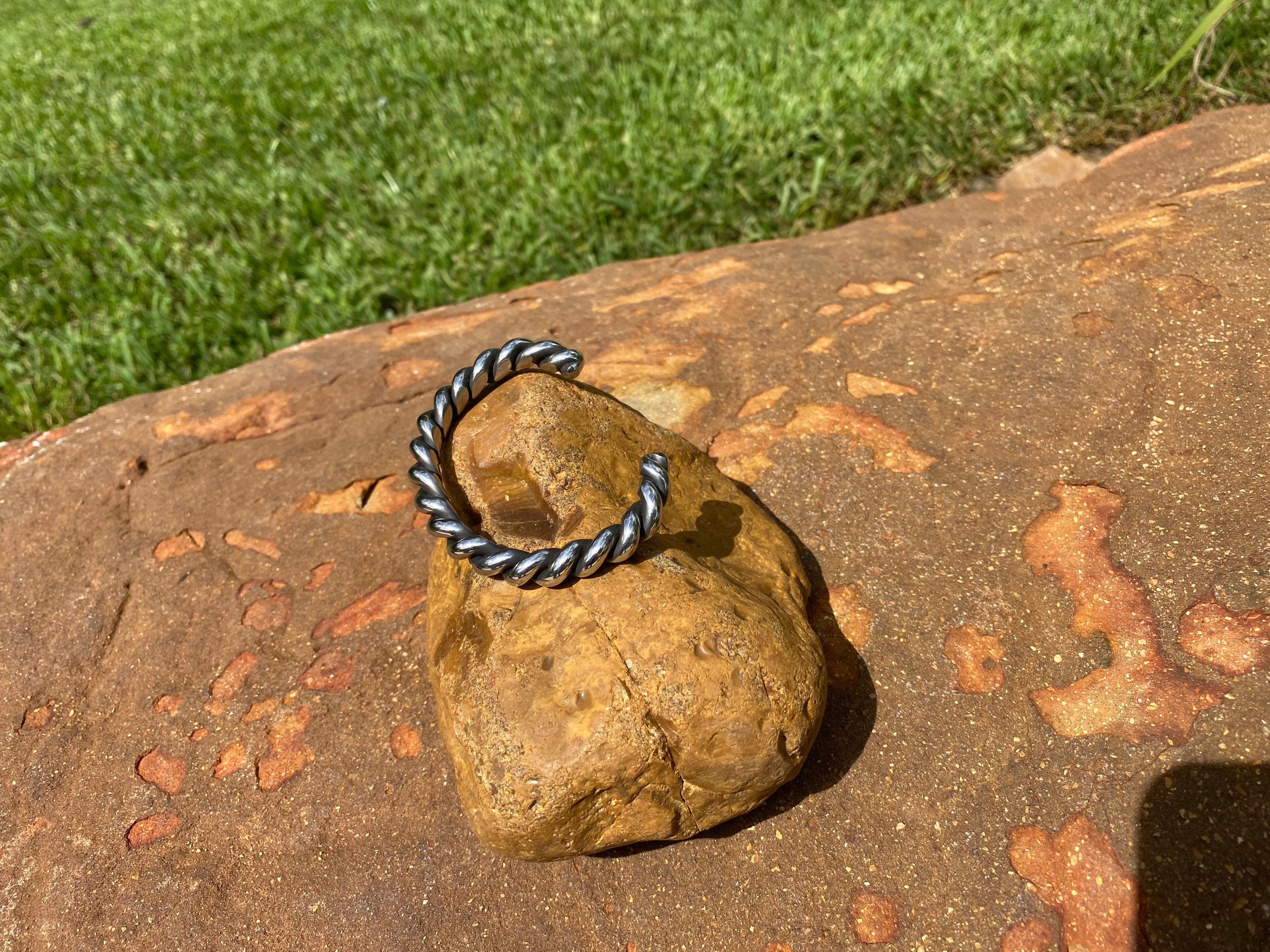 The Viking Rope: Custom Twisted Stainless Cuff | Etsy