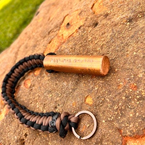 Keep the Change Solid Copper Keychain - Etsy