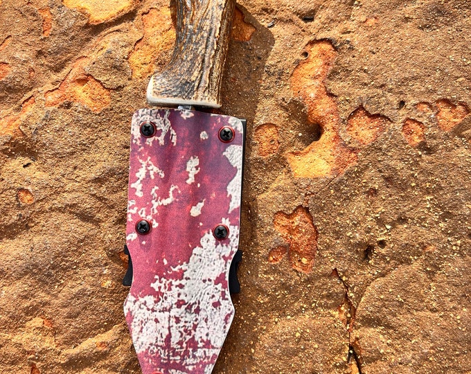 Extra Large Custom Stag Handled Spike, Hand Made, Stainless Steel ...