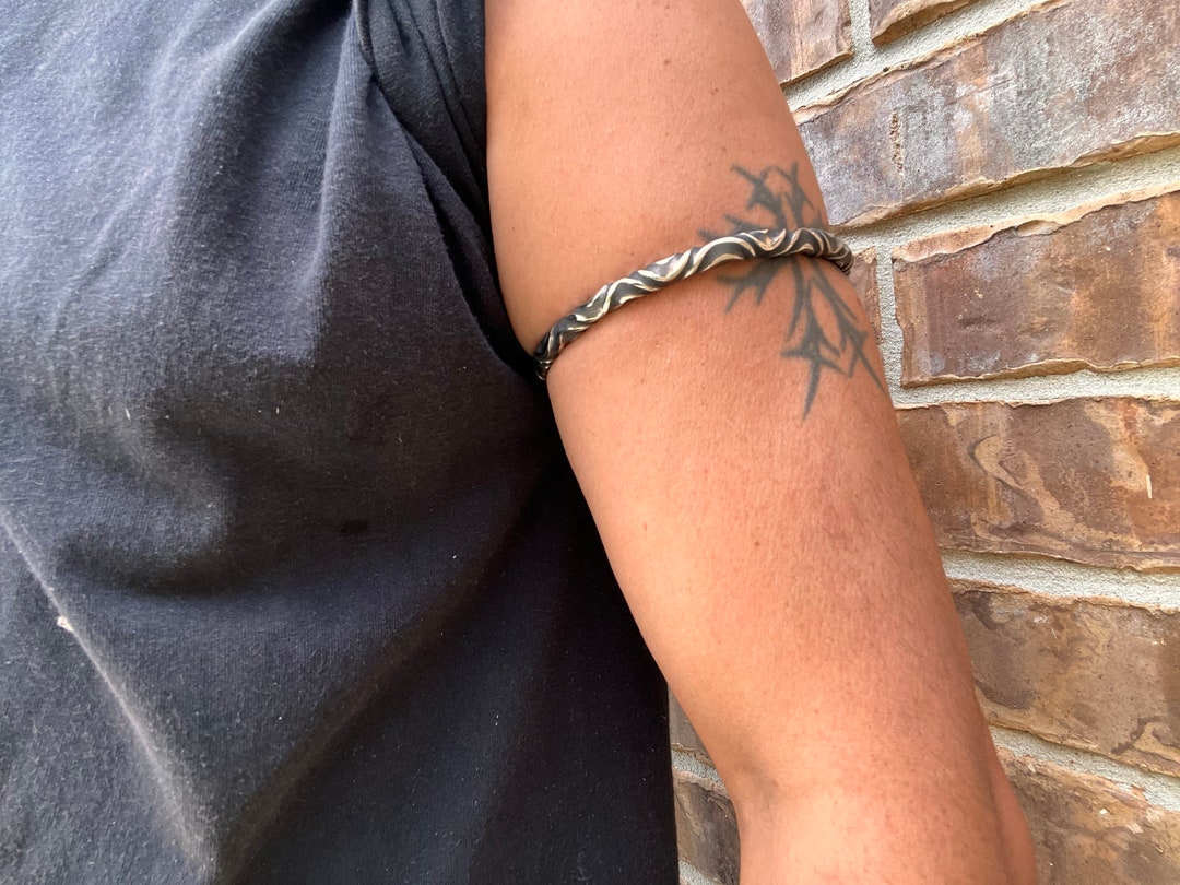 The "viking Oath Arm Ring": Custom Twisted Stainless Arm Ring - Etsy