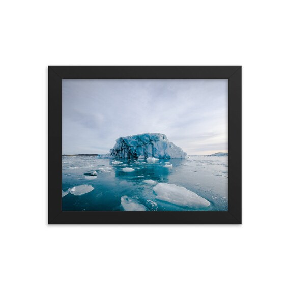 Prints Digital Prints Icebergs of Iceland Framed Original Photo Print ...