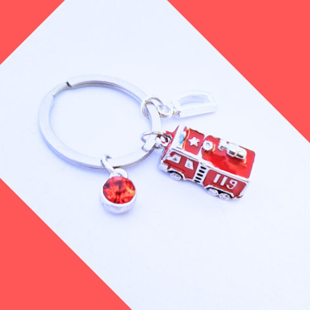 Fireman Firekeyring , Fireman Engine Gift, Firefighter Jewelry ...