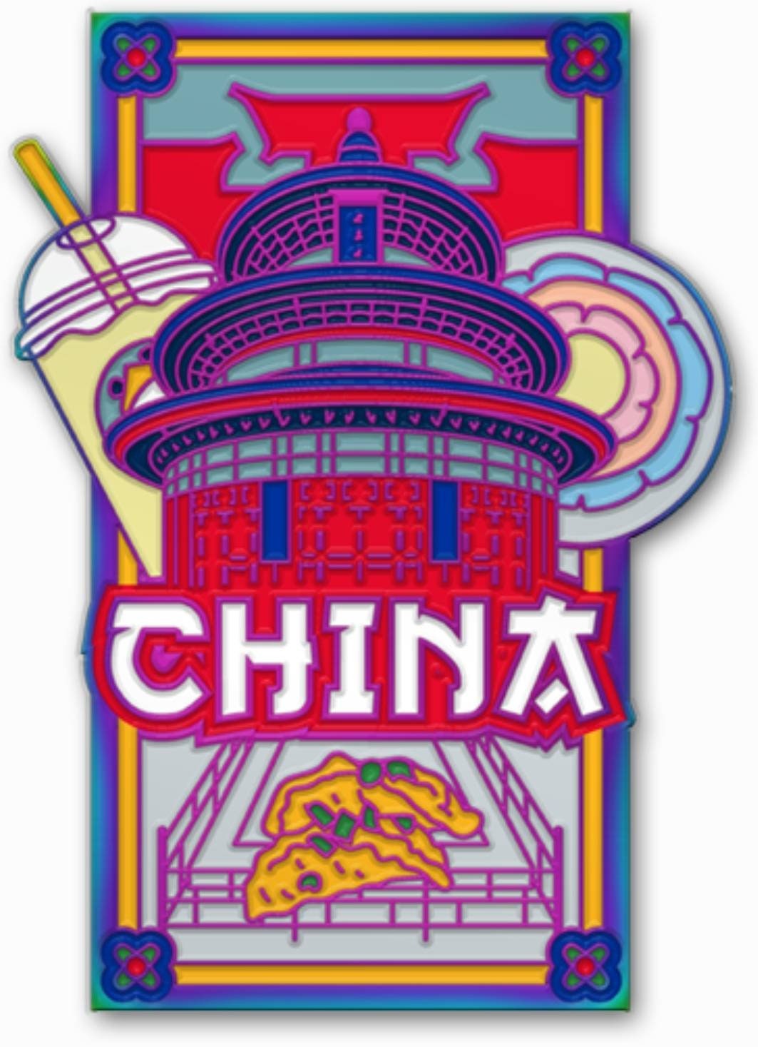 EPCOT China Pavilion Pin - Etsy
