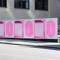 Wild Postings, Urban Posters, Street Ads, Mockup Template, Editable ...