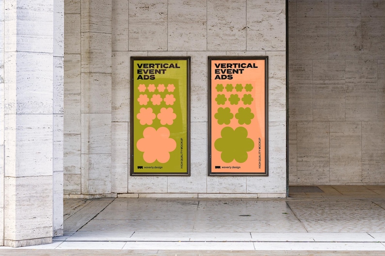 Event Posters, Series, Mockup Template, Editable Photoshop File - Etsy