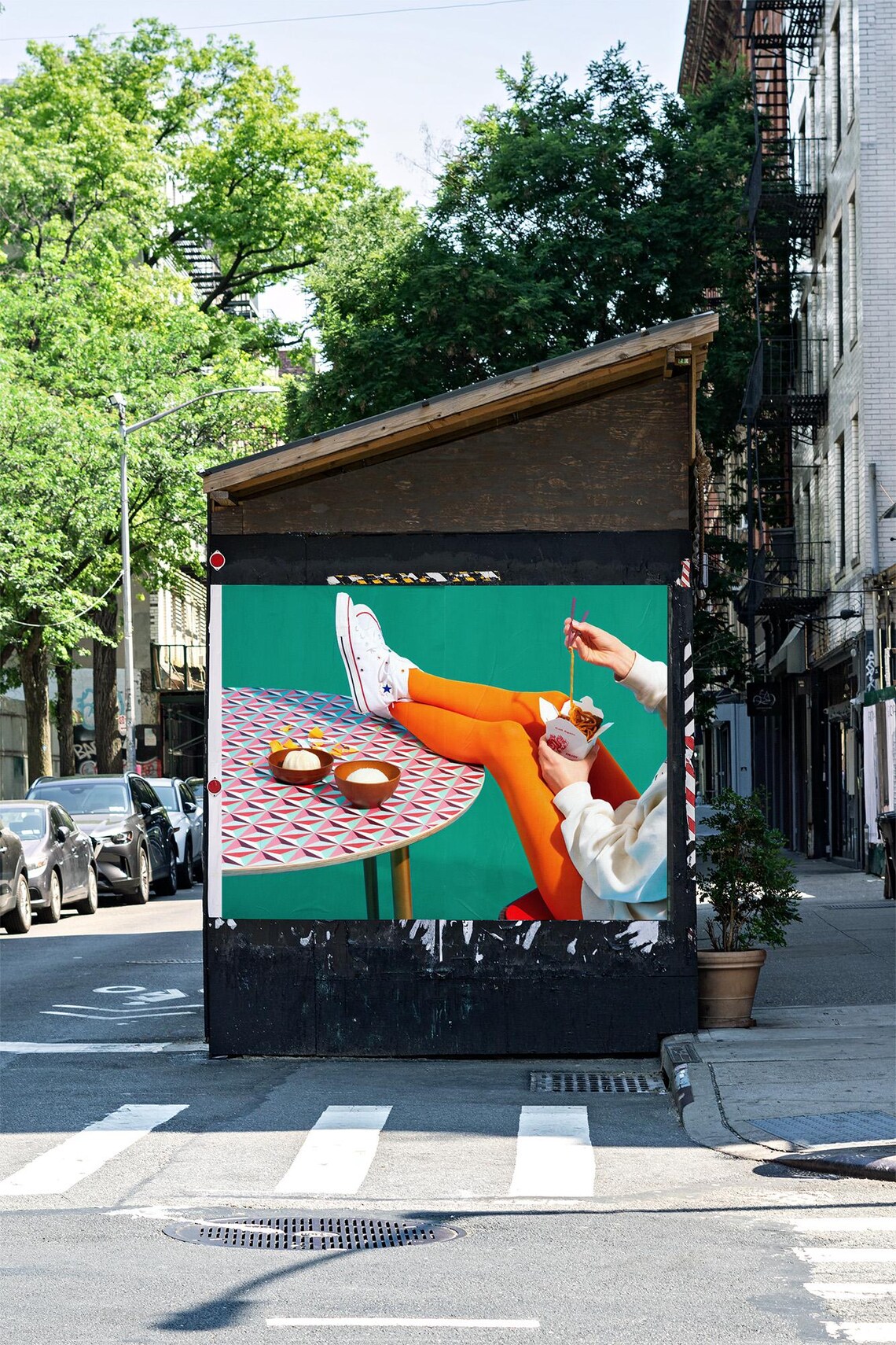 Wild Postings, Urban Posters, Street Ads, Mockup Template, Editable ...