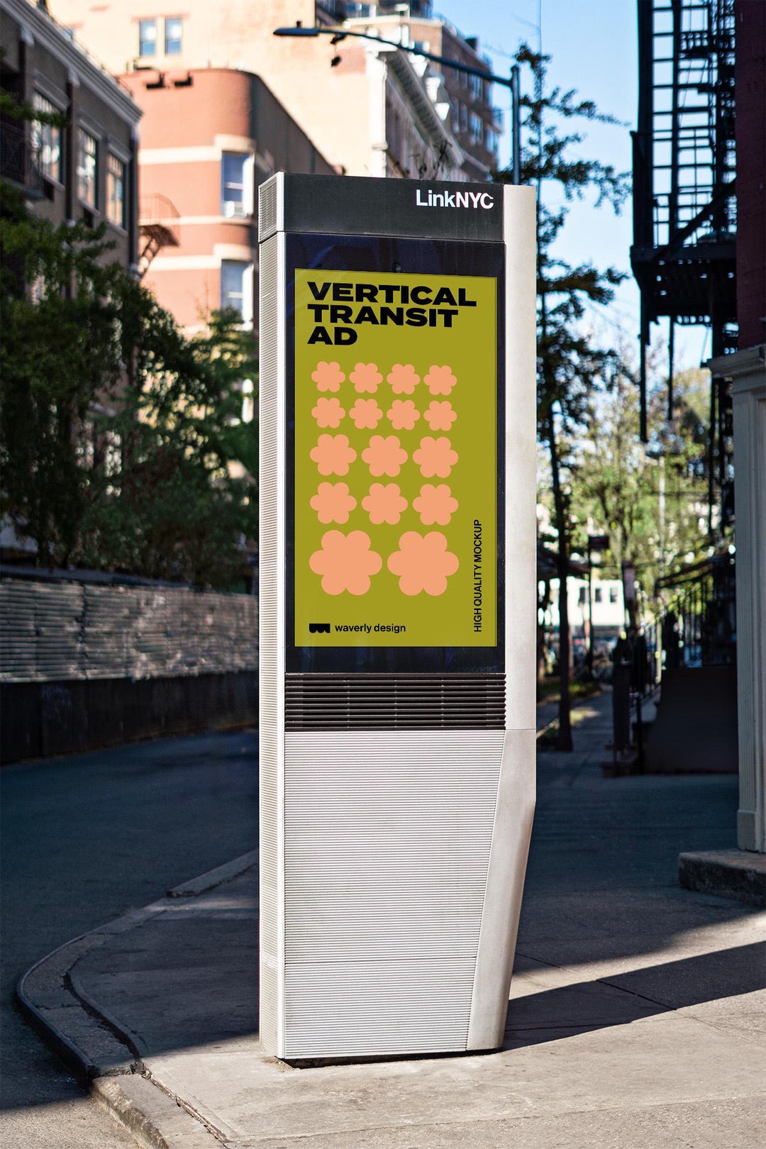 Transit Ad, Bus Shelter Mockup Template, Editable Photoshop File - Etsy