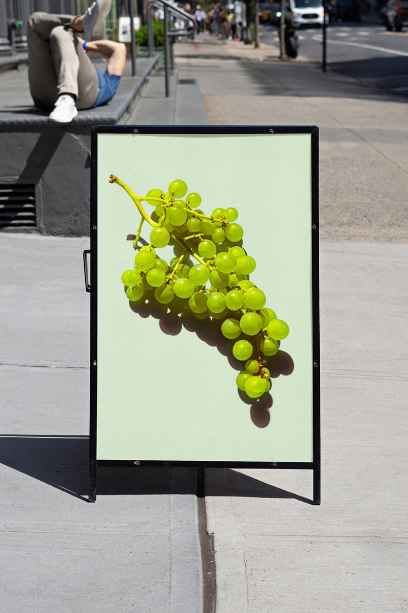 Sidewalk Sign, Store Sign, Street Ad, Mockup Template, Editable ...