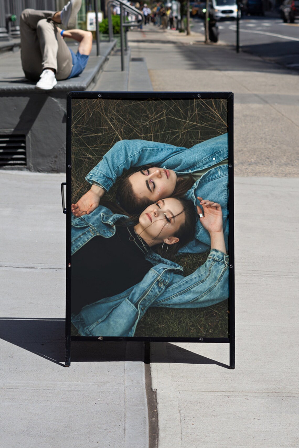 Sidewalk Sign, Store Sign, Street Ad, Mockup Template, Editable ...