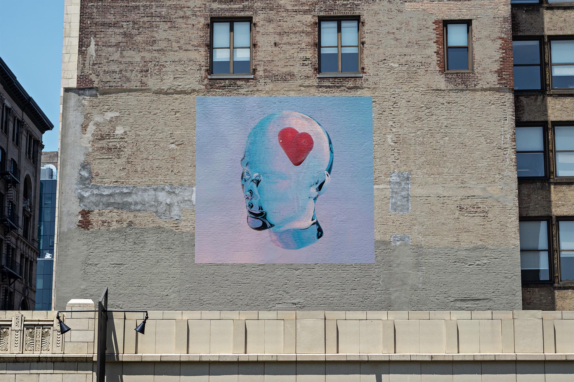 Painted Building Ad, Billboard Mockup Template, Editable Photoshop File ...