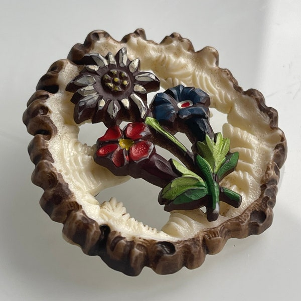 Edelweiss Brooch - Etsy