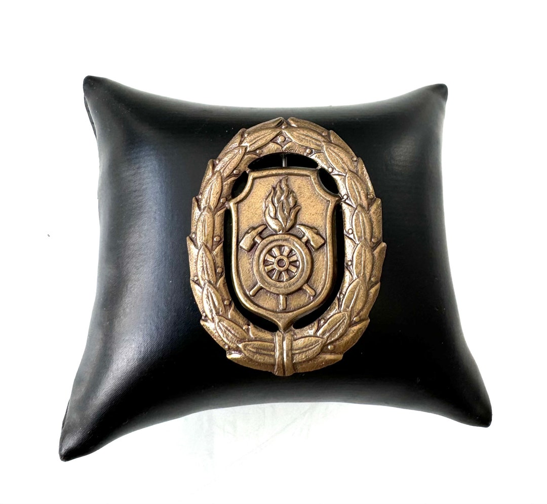 Historical Guild Badge Fire Brigade Bavaria in Bronze Shine - Etsy