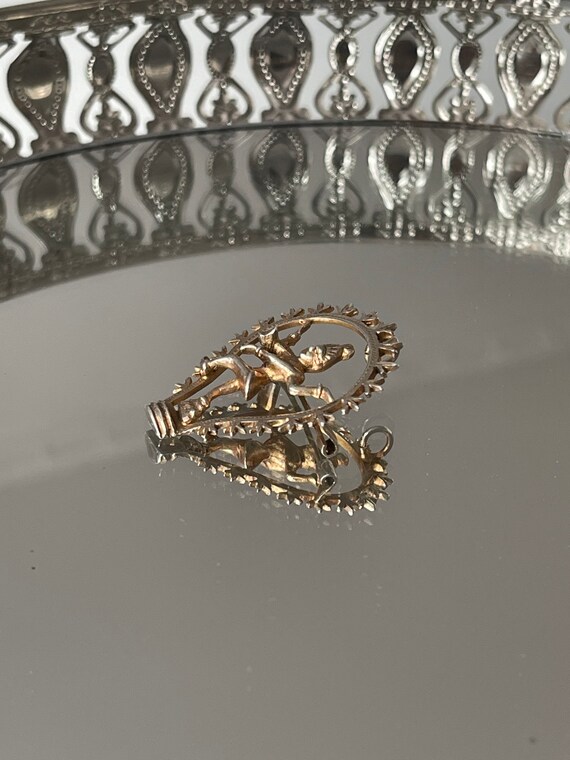 Unique brooch Shiva genuine silver pendant chain pend… - Gem