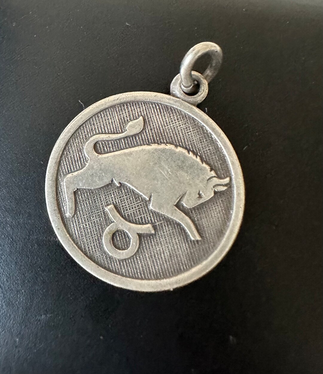 Zodiac Sign Taurus 835 Silver Pendant Vintage From the 70's! - Etsy