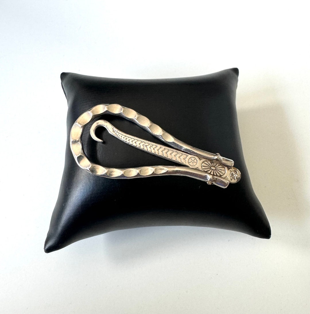 Antique Folding Button Hook Folding Glove With Beautiful Pattern - Etsy