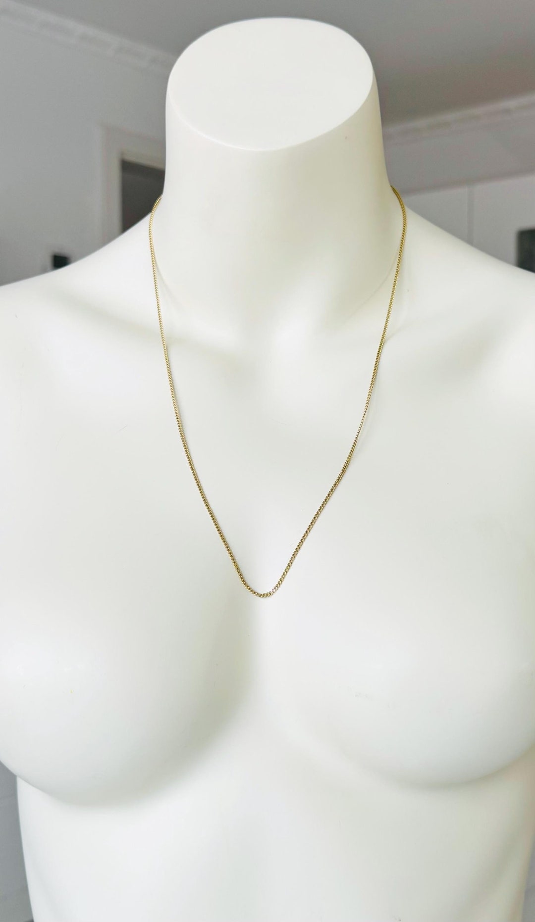 Vintage AM Double Gold Chain 60 Cm Long - Etsy UK