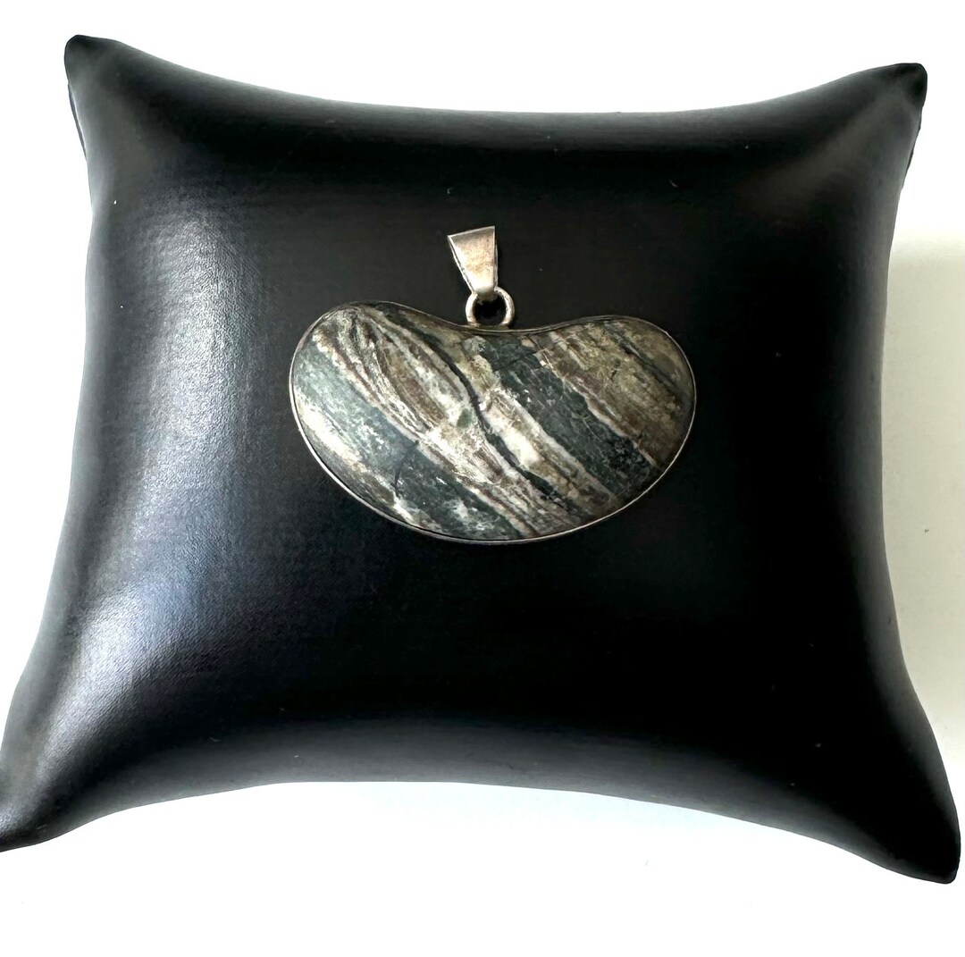 Solid Heart Pendant 925 Silver! - Etsy