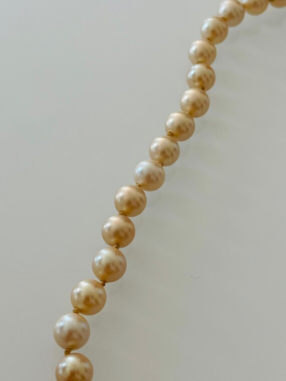 Beautiful vintage necklace pearls silver clasp 835 JKA - Gem