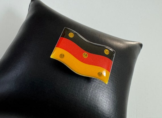 Proud symbols: Vintage Germany flag pin badge - an el… - Gem