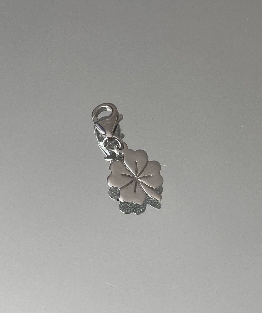 Sweet Charms Pendant Clover Leaf 925 Silver Lucky Charm Chain Pendant ...
