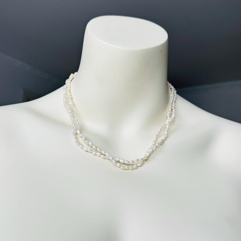 Freshwater Pearl Necklace - Etsy