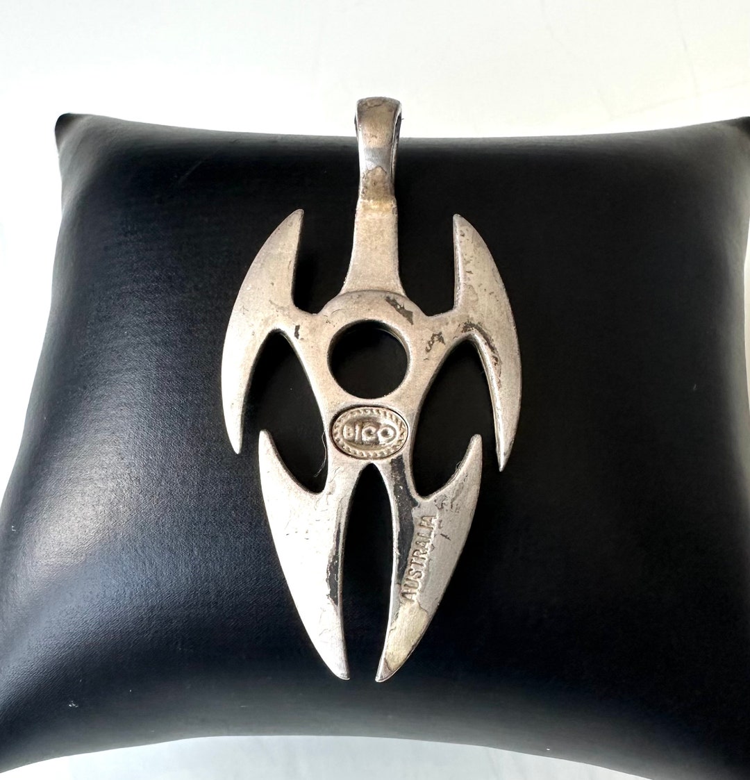 BICO Australia Pendant Pewter Tribal Art Vintage Jewelry - Etsy