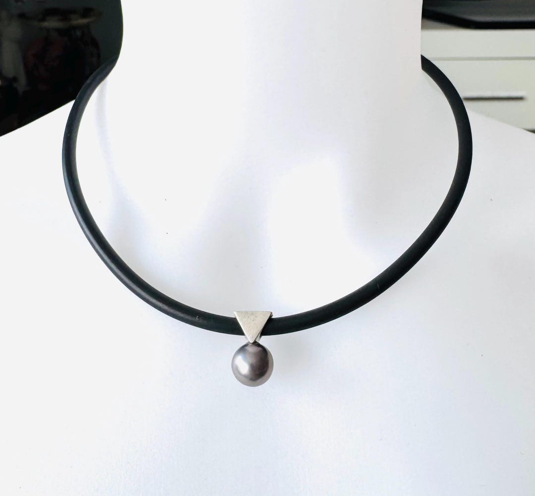 Elegant Costume Jewelry Necklace Made of Rubber With JL Master Brand ...
