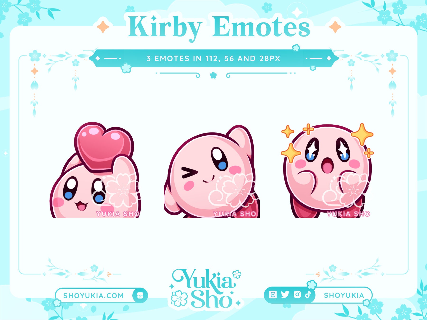 Pink Puff Emote Set 1 for Twitch/discord/youtube Custom - Etsy