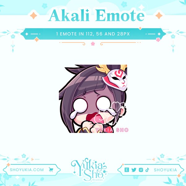Custom Akali Emotes - Etsy