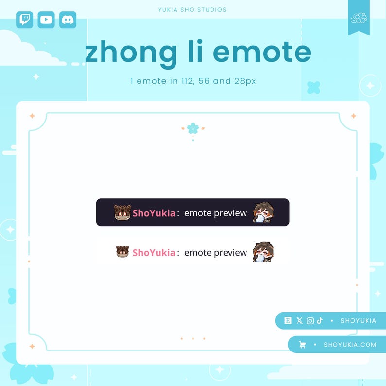Twitch Emote : Zhong Li Sip | Genshin Impact Emote Pack for Discord ...