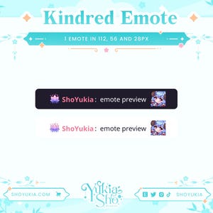 Kindred Headpat Twitch Emote Streamer Emotes Discord Emotes Stream ...