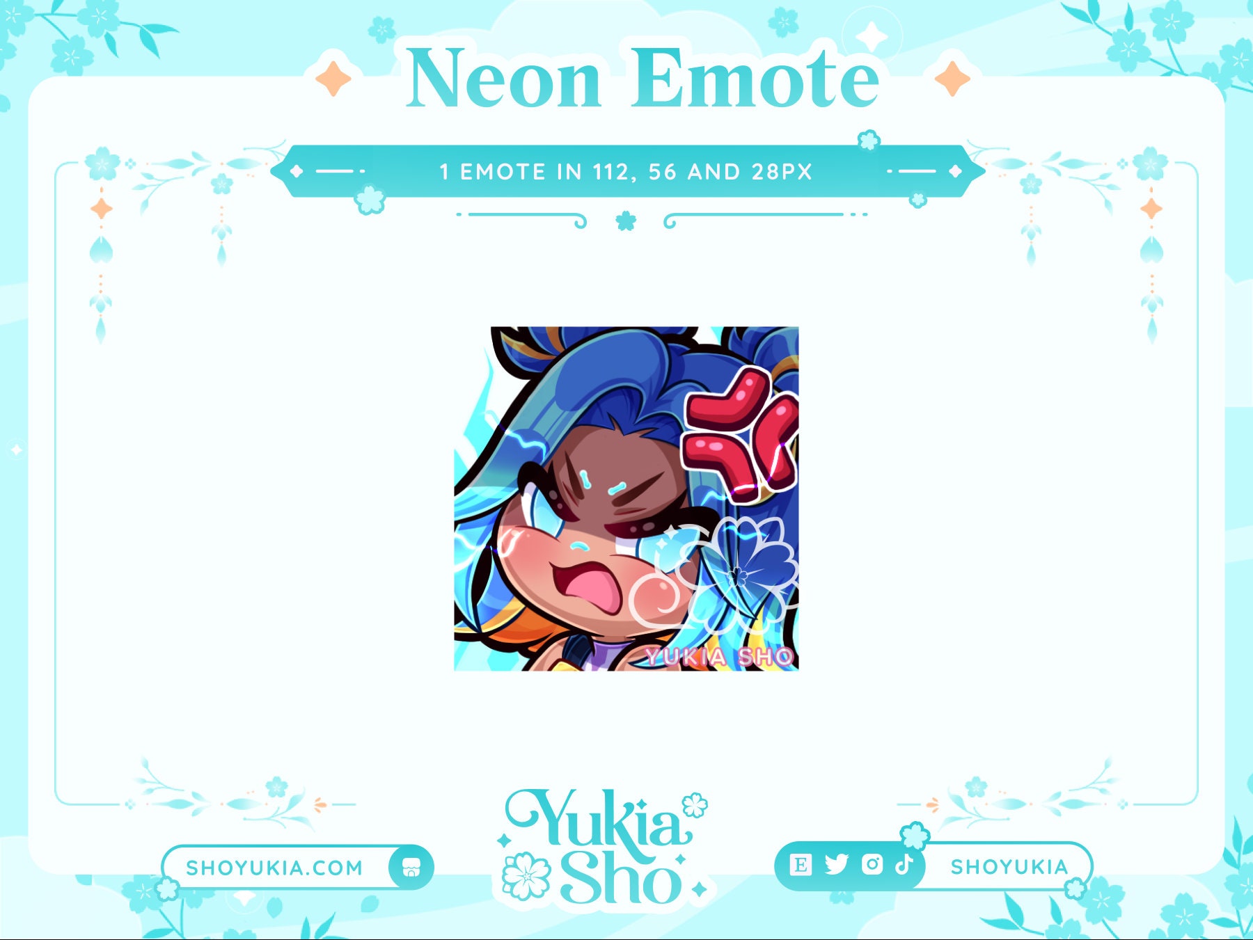 Neon Angry Emote for Twitch/discord/youtube Custom Twitch - Etsy Finland