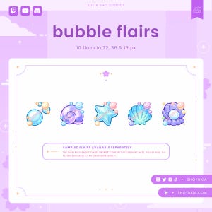 Twitch Sub Badges : Ocean Bliss (blue) | Bit Badges, Channel Point ...