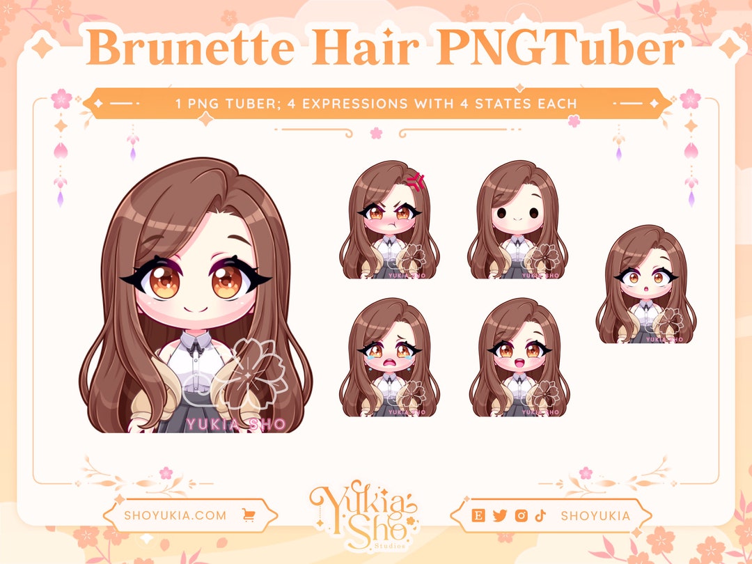 Chibi Pngtuber Model Vtuber Model Pngtuber Twitch Vtuber Assets ...