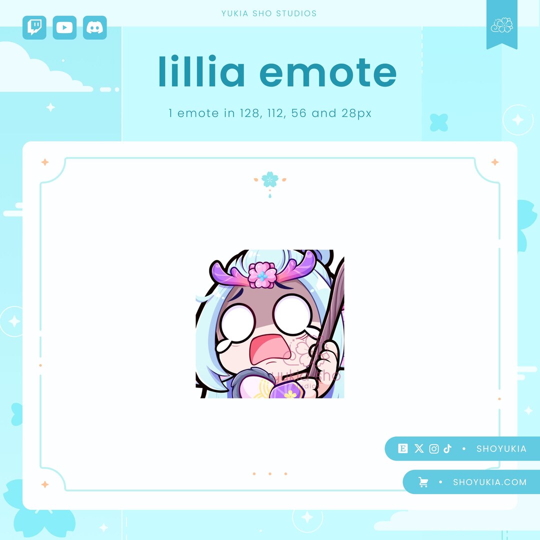 Lillia Spooked Twitch Emote | Cute Lol Emote Pack for Streamers ...