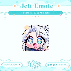 Jett Wow Twitch Emote | Streamer Emotes | Cute Emotes | Twitch Graphics ...