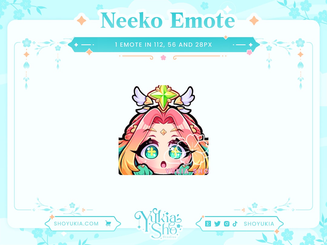 Star Guardian Neeko Peek Emote for Twitch/discord/youtube Custom Twitch ...