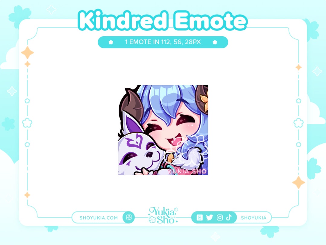Kindred Hug Emote for Twitch/discord Custom Twitch Emotes - Etsy