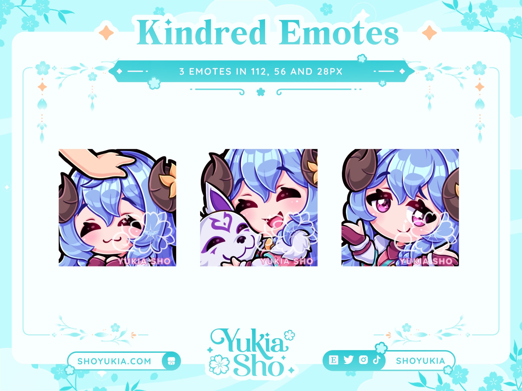 Kindred Emote Set for Twitch/discord/youtube Custom Twitch - Etsy Australia