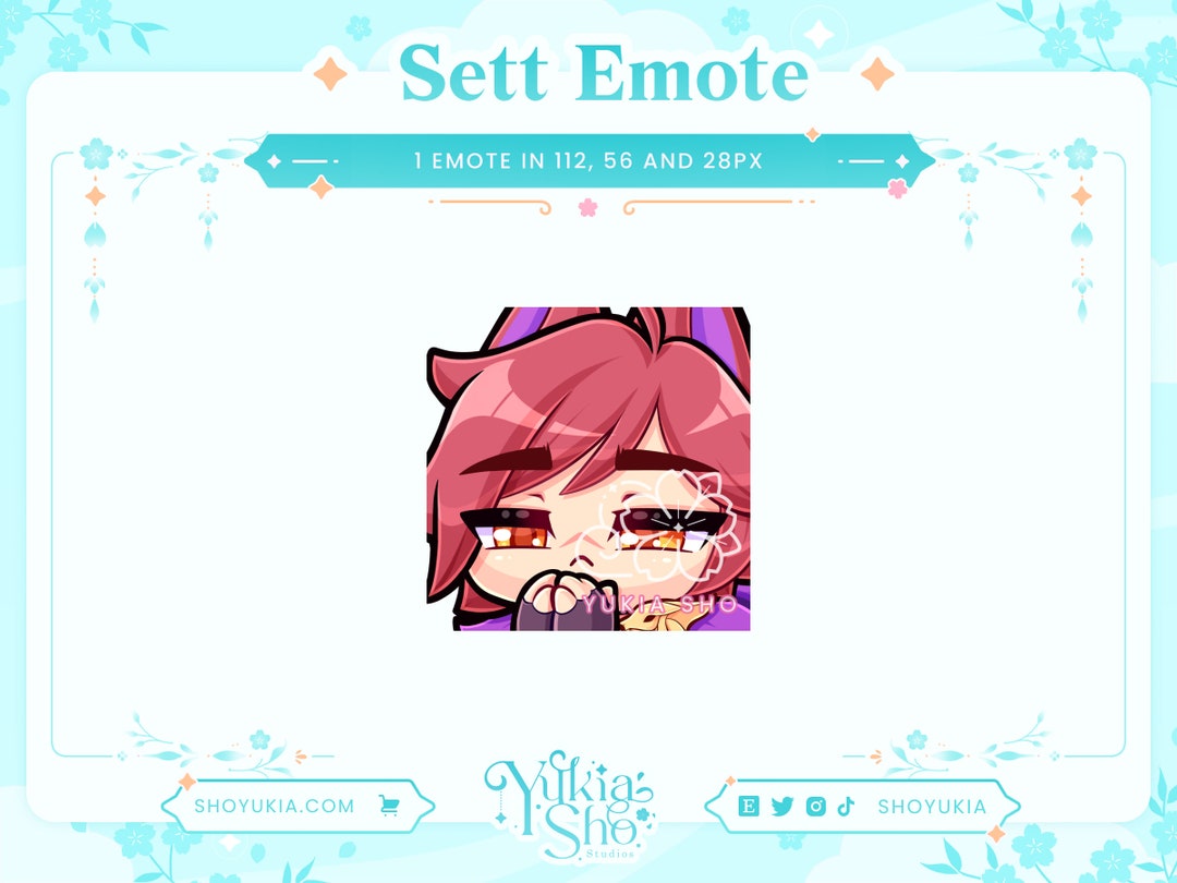Sett Monkahmm Emote for Twitch/discord/youtube Custom Twitch Emotes ...
