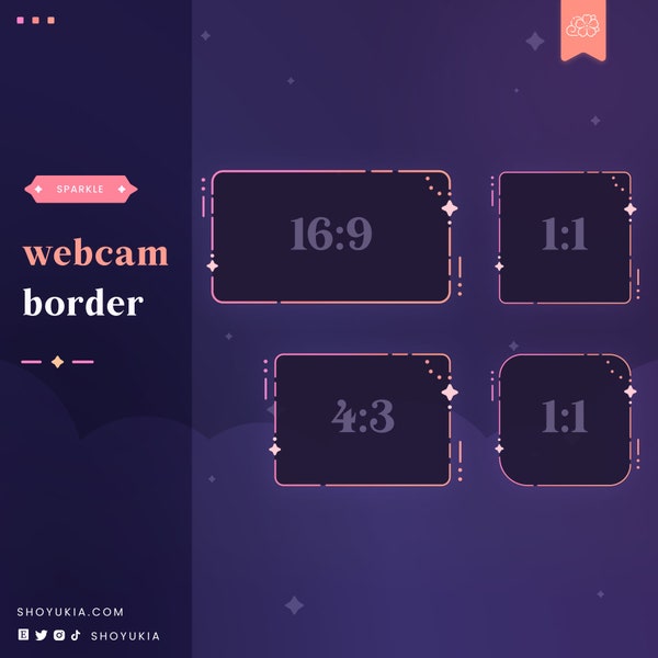 Circle Webcam Overlay - Etsy